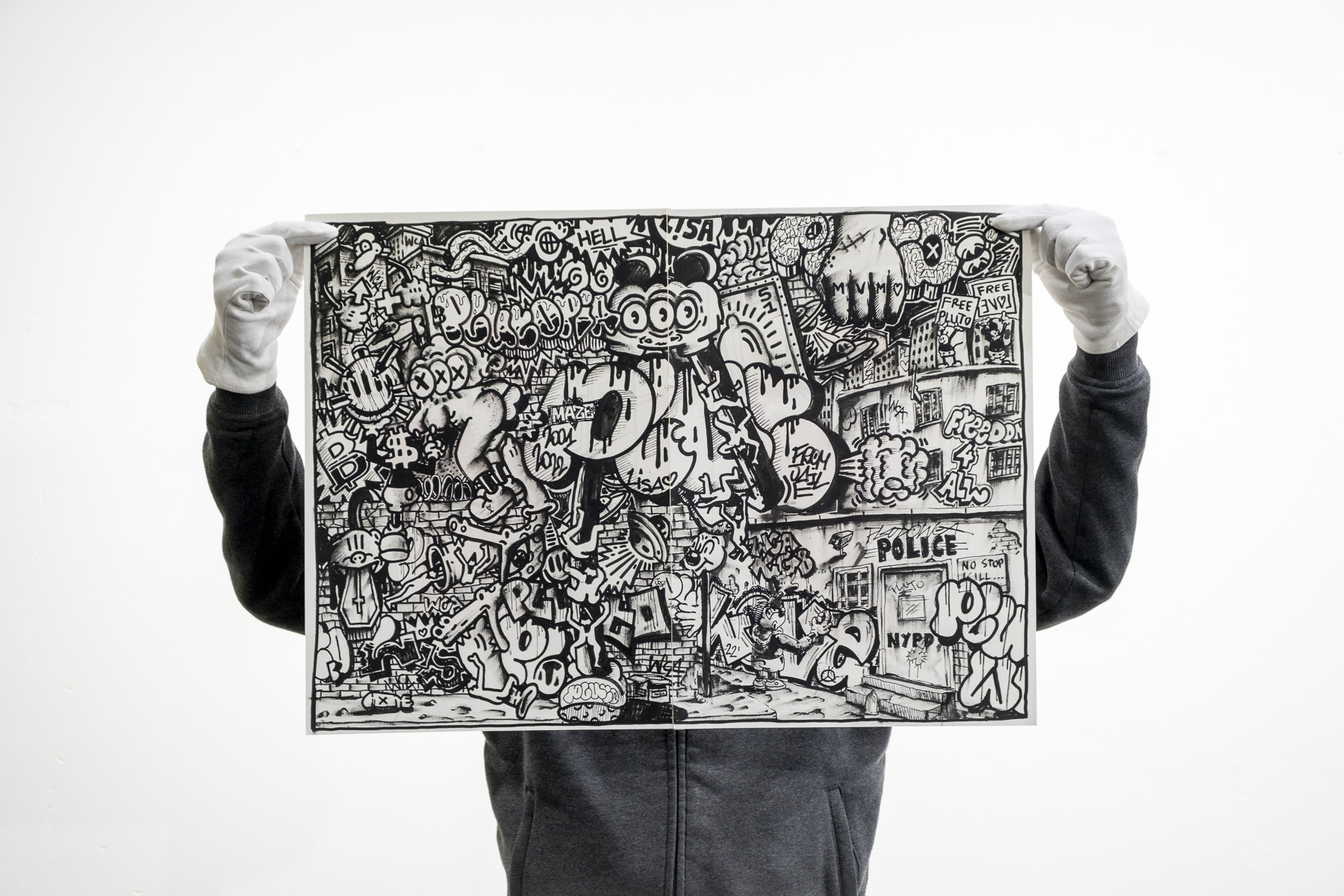 Illustrazione PLUTO FROM JAIL 5 by Pluto - Hard2Buff - Graffiti